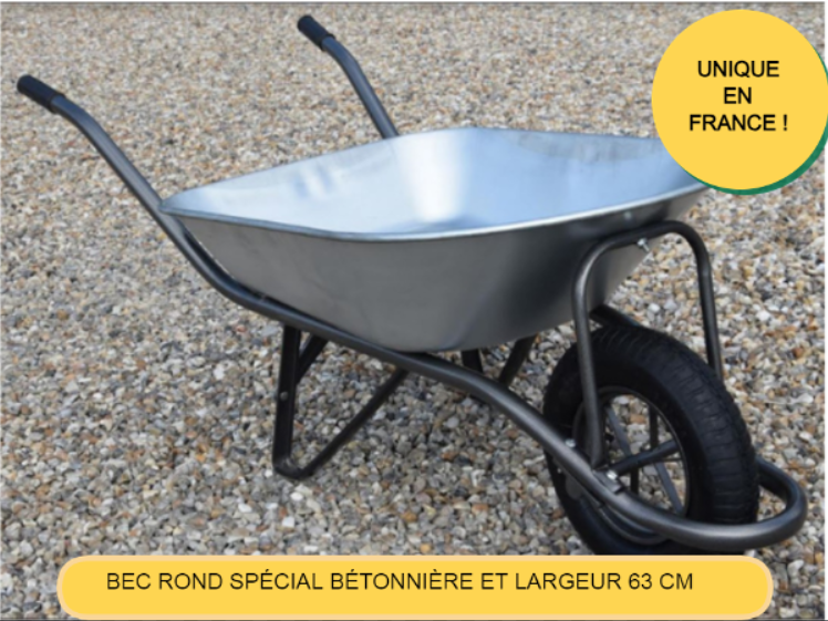 Brouette rénovation largeur 63 cm – BROUETTE-ET-MANUTENTION.COM